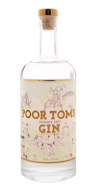 Poor Toms Sydney Dry Gin (700 ml) – The Gin Boutique