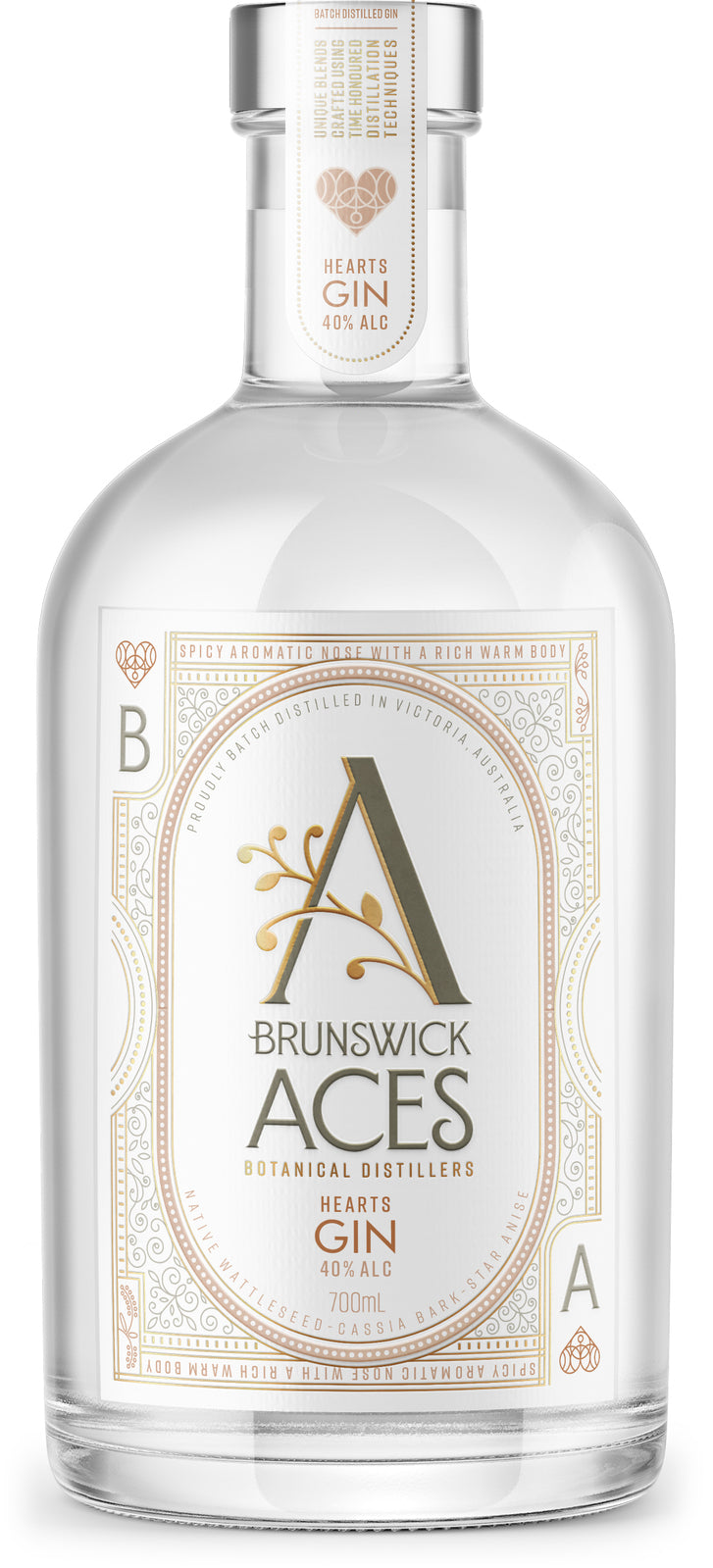Brunswick Aces - Hearts Gin (40% ABV - 700 ml) – The Gin Boutique