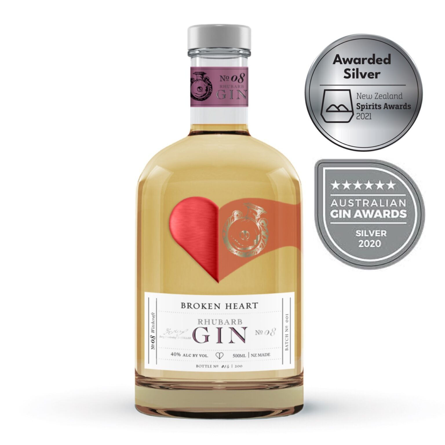 Broken Heart Rhubarb Gin (500 ml) – The Gin Boutique